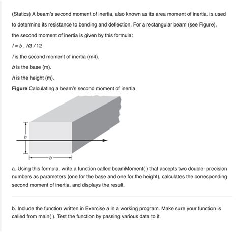 Moment Of Inertia Formula For Rectangular Beam Slideshare