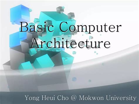 Basic Computer Architecture Ppt