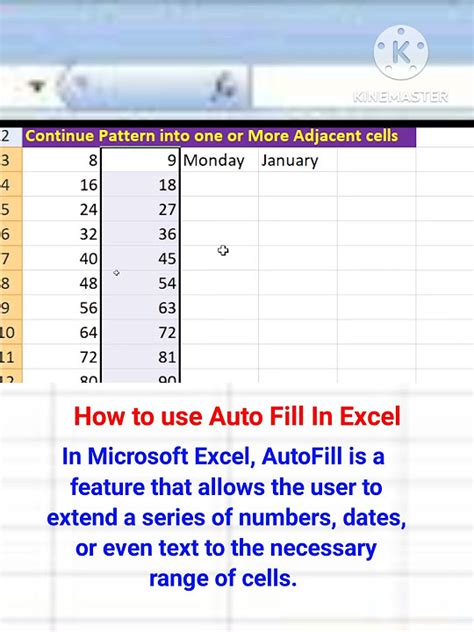 How To Use Auto Fill In Excel Youtube