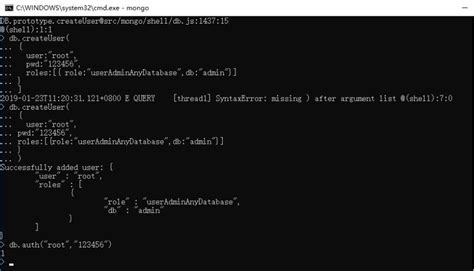 Mongodb命令行中换行的方法 编程语言 亿速云