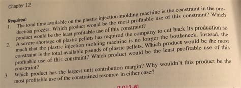 solved price exercise 12 5 utilizing a constrained resource