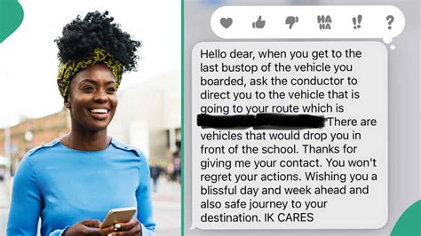 Lady Displays Message Bus Conductor Sent Her His Use Of English And Punctuation Impresses