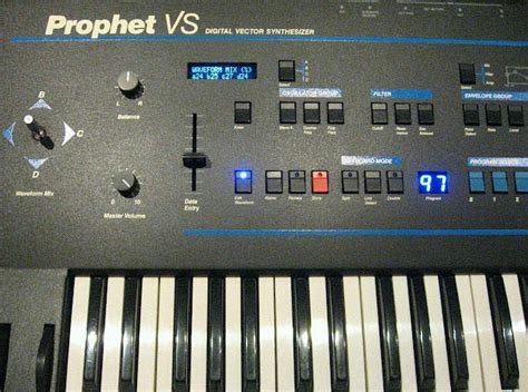 MATRIXSYNTH Sequential Circuits Prophet VS Keyboard Rack OLED Displays