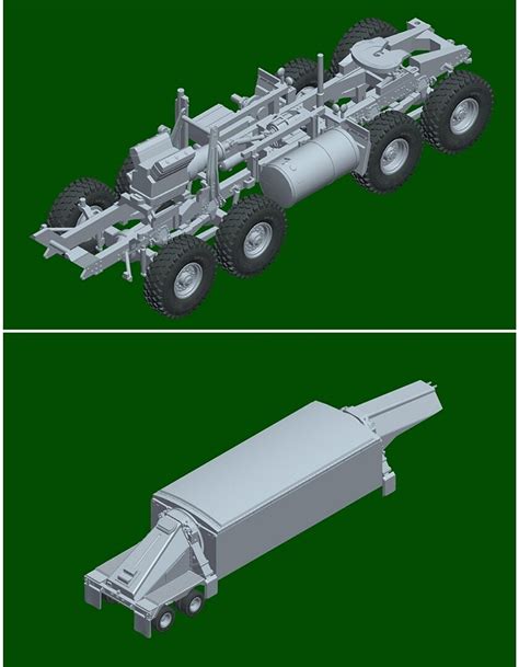 M983 Tractor With An Tpy 2 X Band Radar Plastic Model Military Vehicle Kit 1 72 Scale
