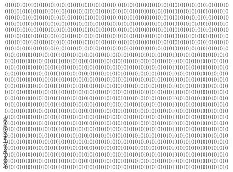 Binary Computer Code Background Gradient 01 Numbers Pattern Data And Technology Texture