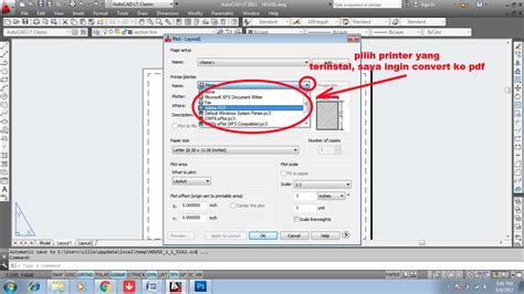 Trainer Autocad Mengatur Skala Di AUTOCAD Dengan PLOT