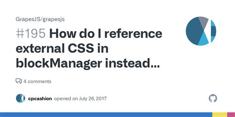 How Do I Reference External Css In Blockmanager Instead Of Adding Each And Every Style In Body
