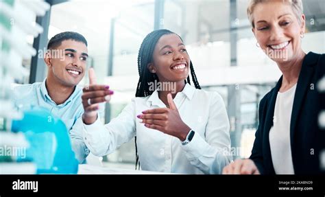 Architecture Success And Engineering Meeting For Planning A Blueprint Floor Plan Or Office