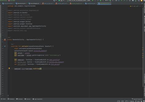Kotlin I Can Not Use Intent To Another Activity Every Time I Have Null Where Problem