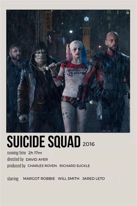 Suicide Squad Movie Poster Artofit