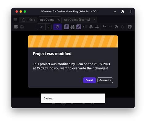 Collaborate On A Gdevelop Project Gdevelop Documentation