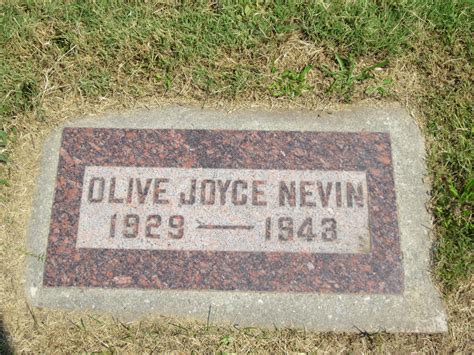 Olive Joyce Nevin 1929 1943 Find A Grave Memorial