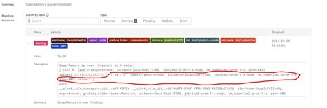 Remove Value Of Grafana Alert Condition To Description Alerting