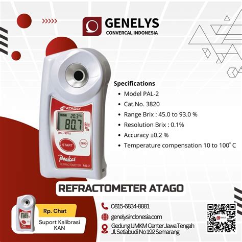 Refractometer Digital Genelys Convercal Indonesia