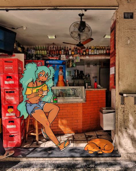 Hatsune Miku And Brazilian Miku Vocaloid Drawn By 3kkowa Danbooru