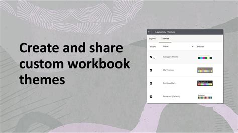Create And Share Custom Workbook Themes In Oracle Analytics Youtube