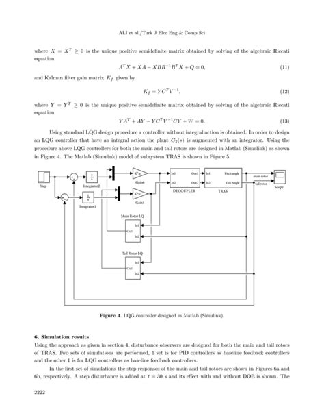 Disturbance Observer Based Control Of Twin Rotor Aerodynamic Systpdf