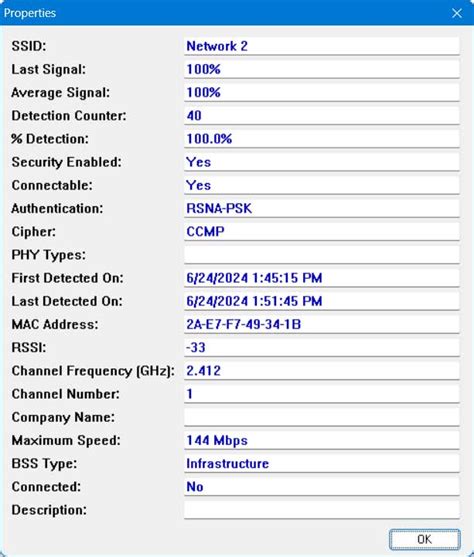 View Detailed Information About The Wireless Wi Fi Connections In Range Of Your Computer
