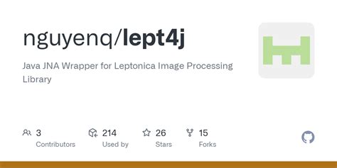 Github Nguyenqlept4j Java Jna Wrapper For Leptonica Image