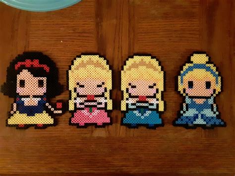 Perler Bead Chibi Princesses Etsy