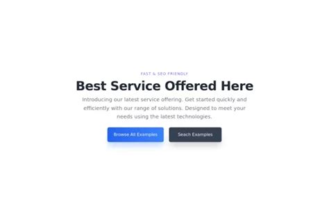 Hero Section Tailwind Css Example