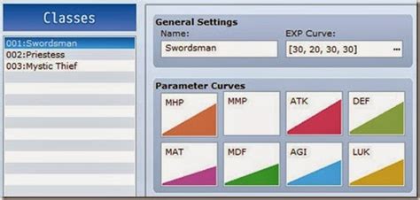 Tutorial RPG Maker VX Ace Clases Programa Videojuegos