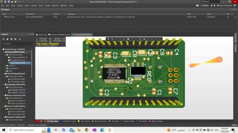Zainab Zahran On Linkedin Arduino Nano V2 Schematic And Pcb Layout Using Altium 🤎 Its My First