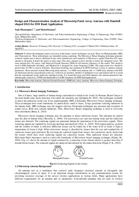 pdf design and characterization analysis of microstrip patch array