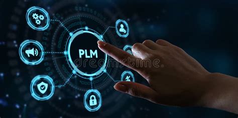 PLM Product Lifecycle Management System Technology Concept Technology Internet And Network