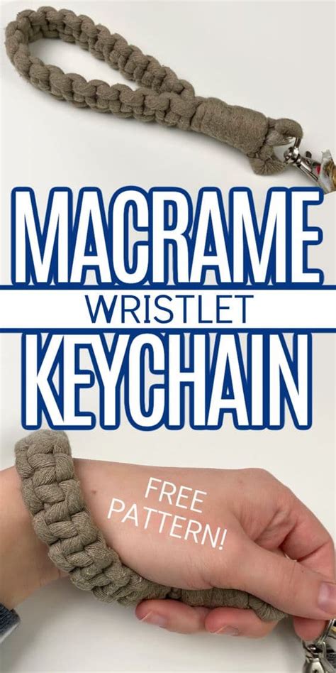 Macrame Wristlet Keychain DIY Tutorial Video Marching North
