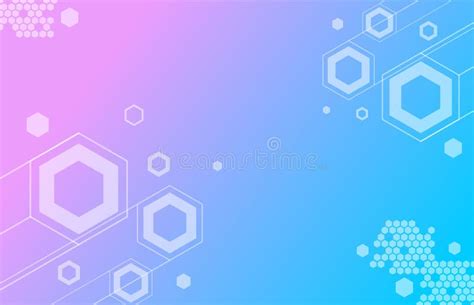 Vector Abstract Science Background Hexagon Geometric Abstract Background Consisting Of Set Of