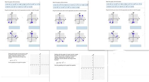 Solved Match The Graphs With The Functions Y X Y Chegg Com