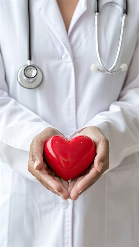 A Healthcare Professional Presents A Heart Shaped Object Symbolizing