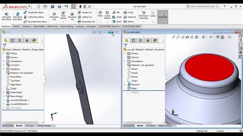 How Create Custom Sheet Metal Forming Tools In Solidworks 2017 Youtube
