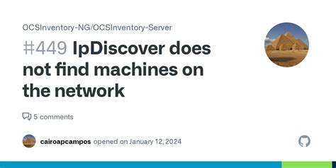 Ipdiscover Does Not Find Machines On The Network · Issue 449