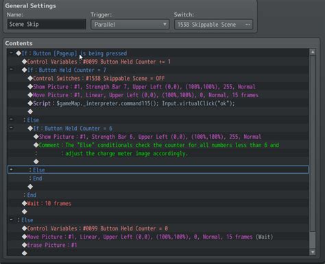 Cutscene Skip Via Parallel Common Event No Plugins Required Rpg