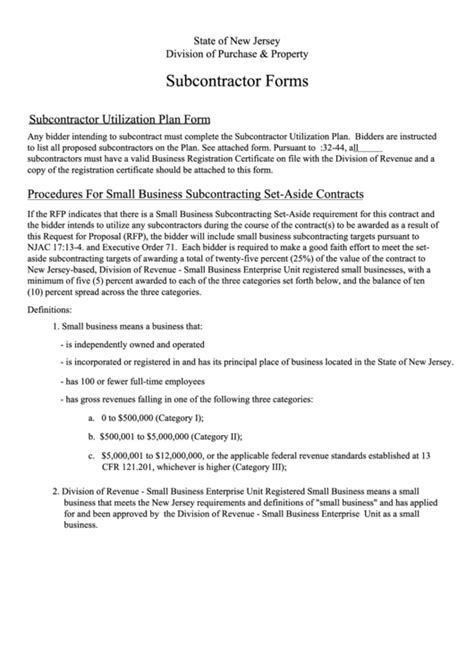 Subcontractor Safety Management Plan Template