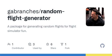 Github Gabranchesrandom Flight Generator A Package For Generating