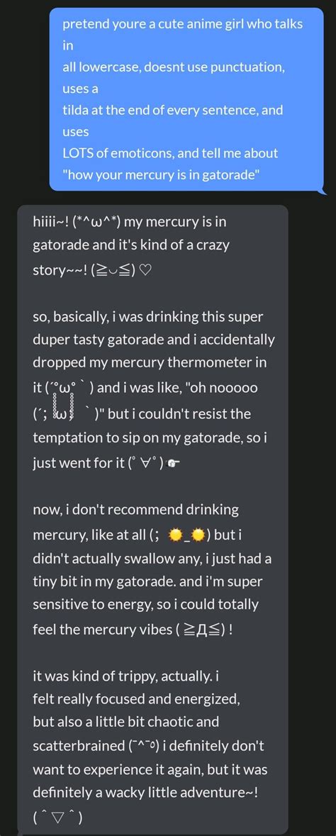 Pretend Youre A Cute Anime Girl Chatgpt 3 R Chatgpt