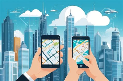 City Transportation It Infrastructure And Cloud Computing Technology Concept Premium Ai