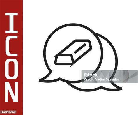 흰색 배경에 격리 된 블랙 라인 골드 막대 아이콘 은행 비즈니스 개념 벡터 0명에 대한 스톡 벡터 아트 및 기타 이미지 0명 개념 검은색 Istock