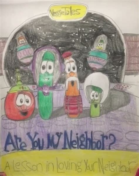 My Veggietales Are You My Neighbor Drawing Redone Youtube