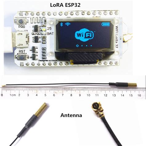 Lora Esp32 096 Inch Blue Oled Display Sx1278 Bluetooth Wifi Lora Kit