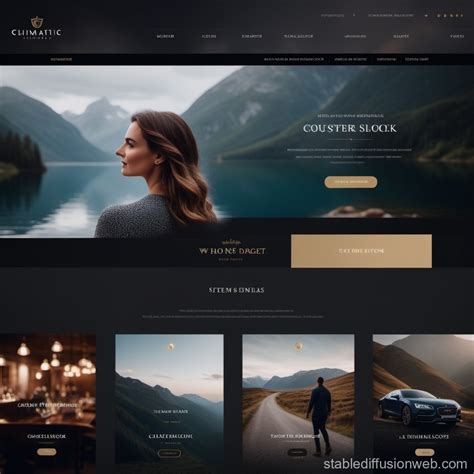 E Commerce Website Templates Prompts Stable Diffusion Online