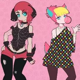 Ac Cherry And Diana By Parallelfoxii On Newgrounds
