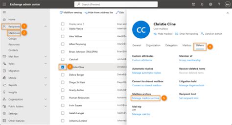 How To Enable Archive Mailboxes In Exchange