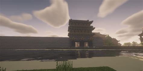 A Gatehouse And Its Interior In My World R Minecraft