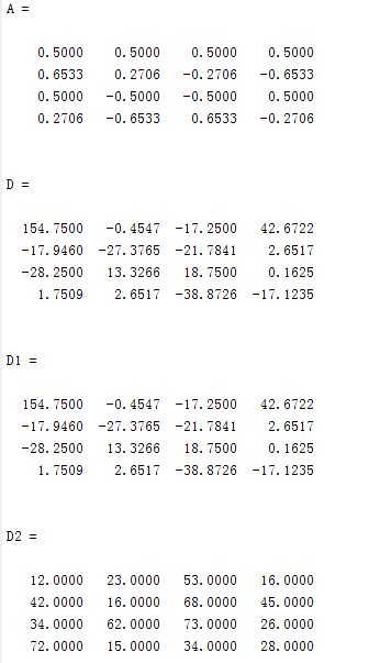Matlab Dct变换与图像压缩详解 Csdn博客 Matlab Dct变换与图像压缩详解 Csdn博客