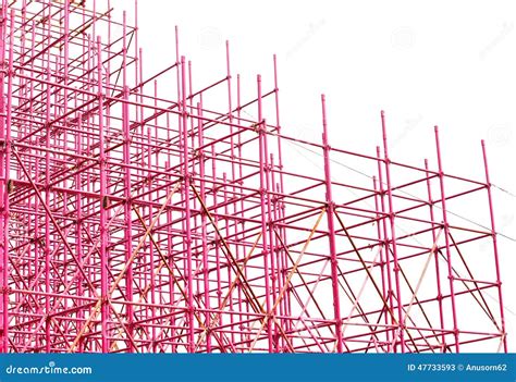 Complex Scaffolding Setup For A Stage Stock Image Image Of Structure