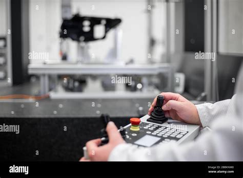 Quality Engineer Measuring Some Moldings By Professional 3d Measuring